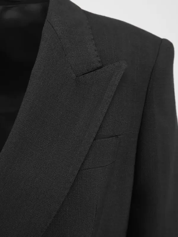 Tagliatore Parigi Double-breasted Viscose Blend Blazer - Black