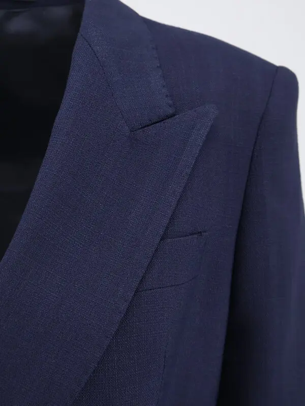 Tagliatore Parigi Doublebreasted Viscose Blend - Blue