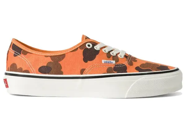 VANS Premium Authentic Sneakers - Duck Camo Orange