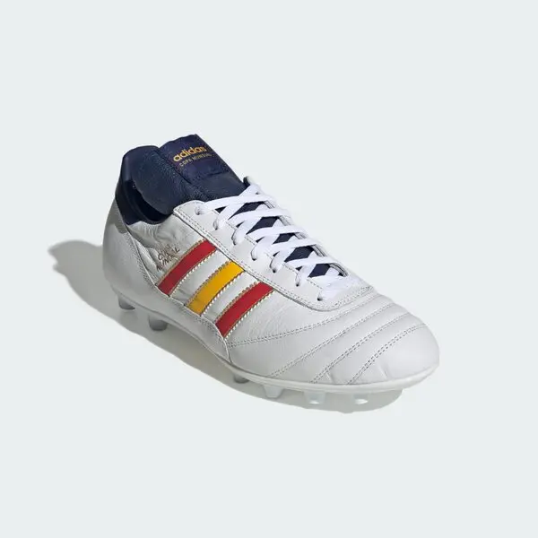 Adidas Copa Mundial Firm Ground Soccer Cleats - Cloud White / Team Power Red 2 / Gold Metallic