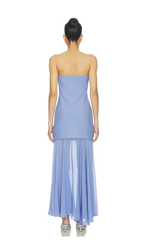 Astr The Label Strapless Maxi Dress