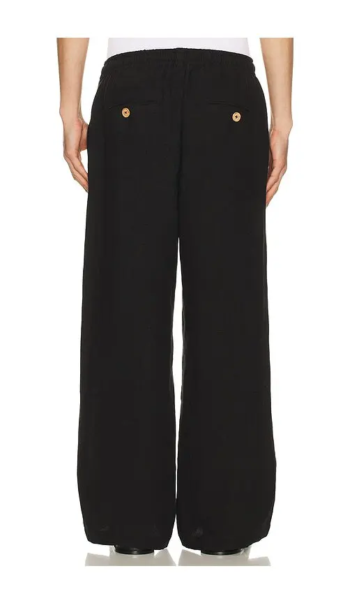 Commas Wide Leg Linen Trousers