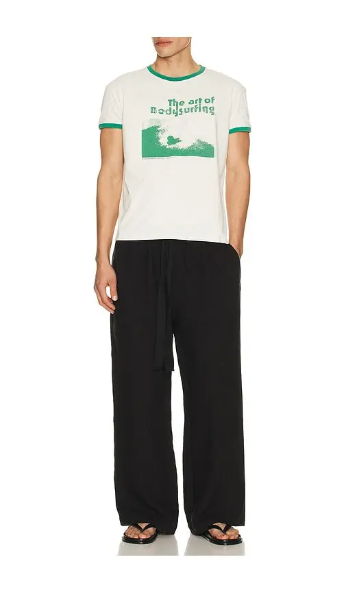 Commas Wide Leg Linen Trousers