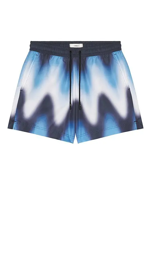 Commas Gradient Wave Classic Swim Short