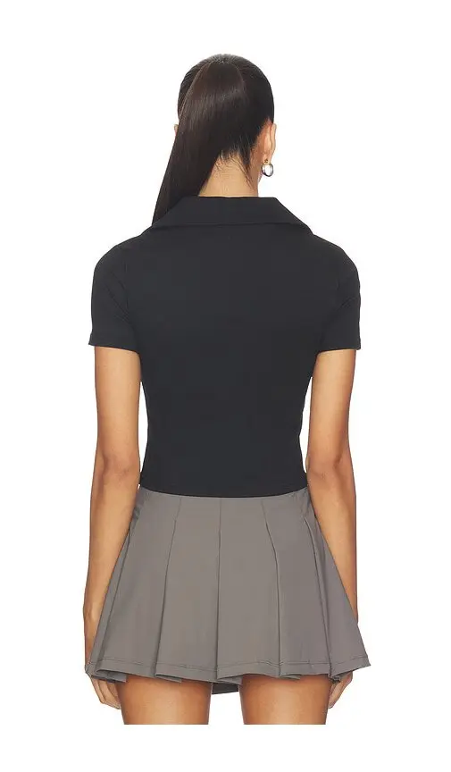 GOLD HINGE V-neck Polo Top