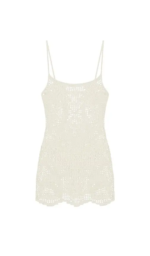 HAELO Crochet Mini Slip Dress