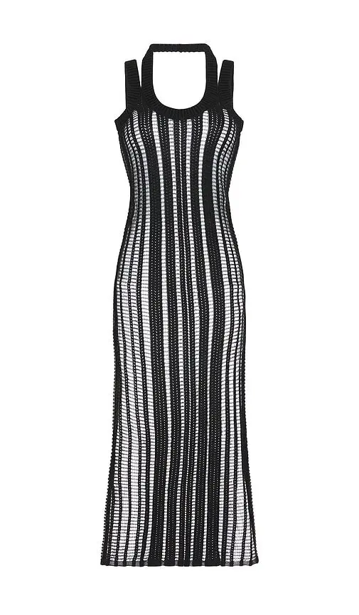 HAELO Veiled Midi Dress