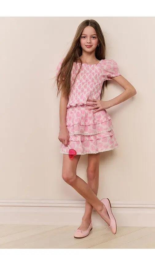 LoveShackFancy Tween Fabielle Top