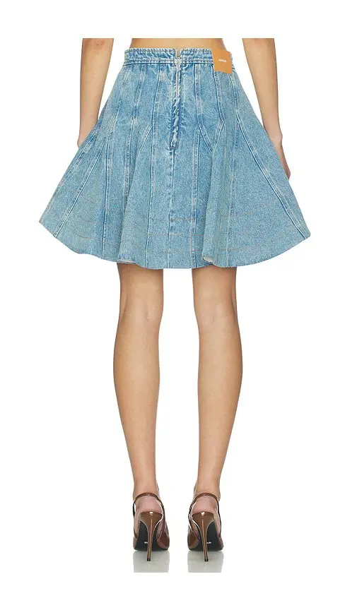 AKNVAS Kalle Denim Godet Skirt