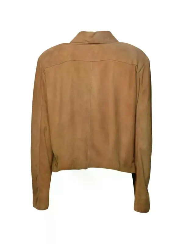 Tagliatore Buttoned Leather Jacket
