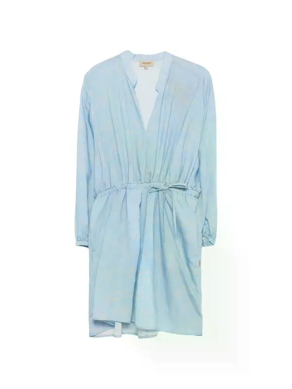 Woolrich Tie-waist Mini Dress - Blue