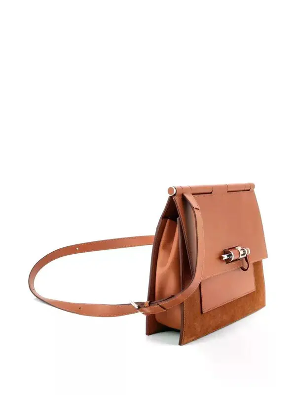Hermès Sacabar Dobliss Suede And Swift 24 Shoulder Bag