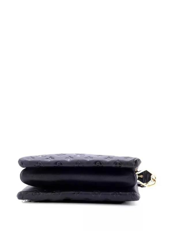 LOUIS VUITTON Coussin Pm Crossbody Bag Monogram Embossed Lambskin - Black