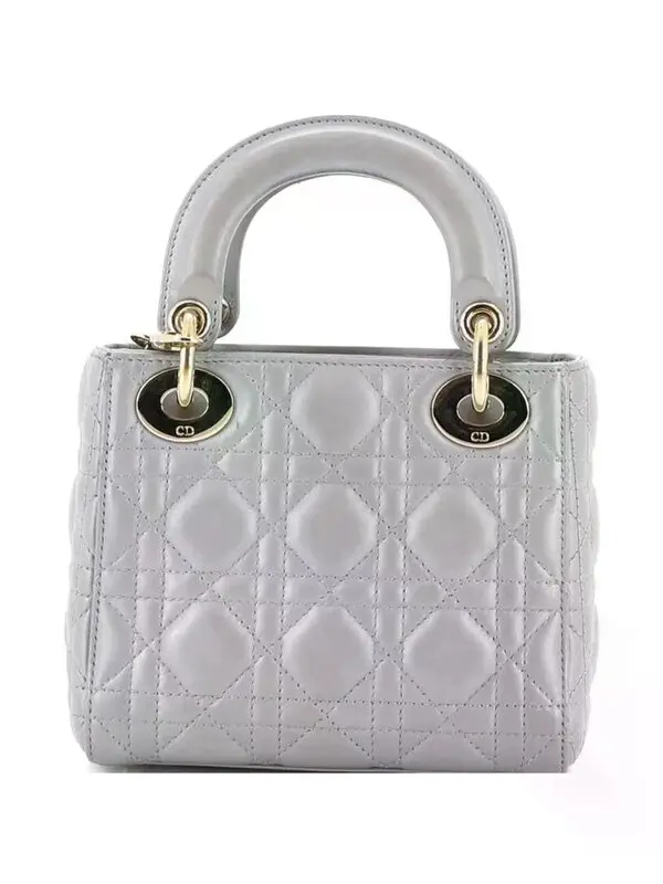 Dior Lady Chain Bag Cannage Quilt Lambskin Mini Satchel