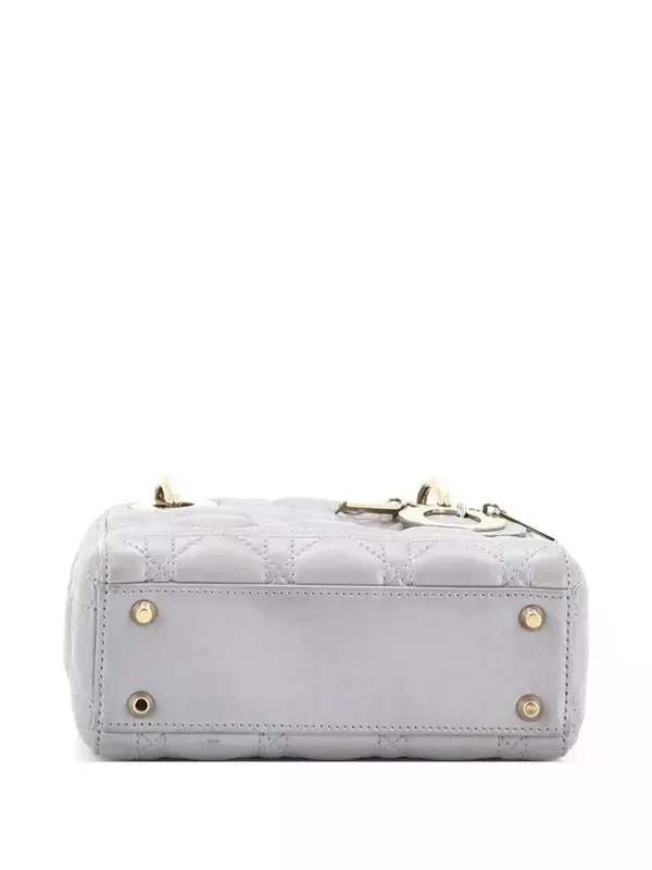Dior Lady Chain Bag Cannage Quilt Lambskin Mini Satchel