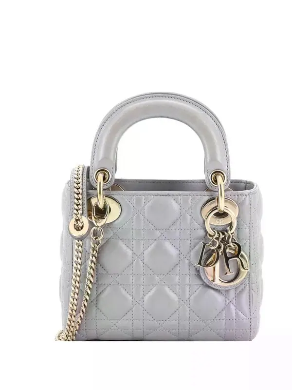 Dior Lady Chain Bag Cannage Quilt Lambskin Mini Satchel