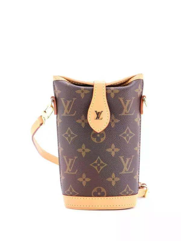LOUIS VUITTON Fold Me Pouch Monogram Canvas Crossbody Bag - Brown