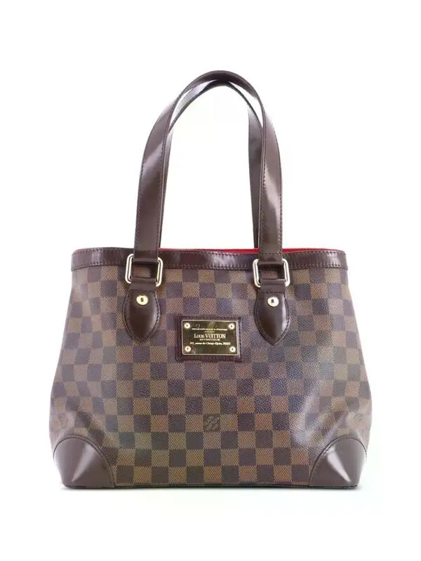 LOUIS VUITTON Hampstead Handbag Damier Pm Tote - Brown