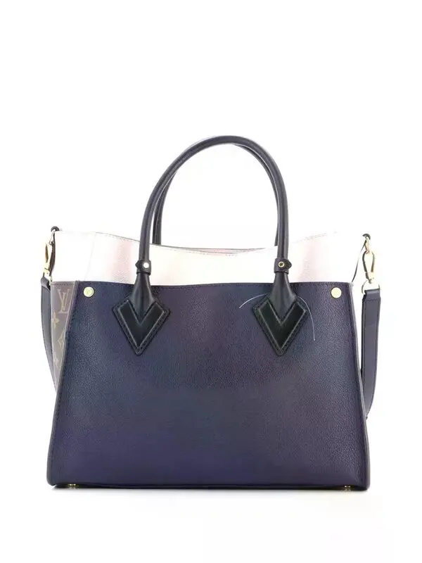 LOUIS VUITTON On My Side Tote Bag Monogram Canvas Mm - Blue