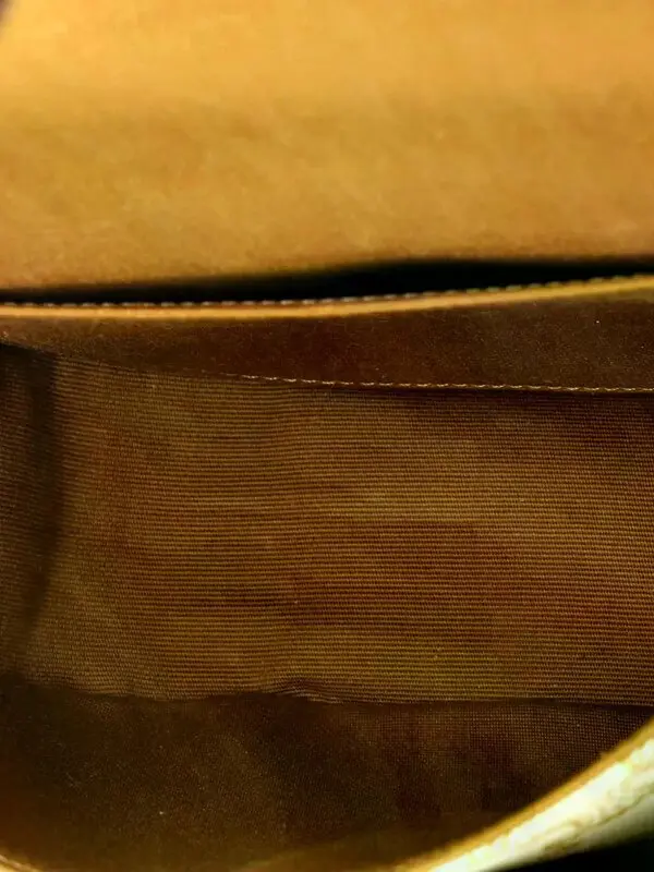 Celine Folco Bag Triomphe Coated Canvas Medium - Neutrals