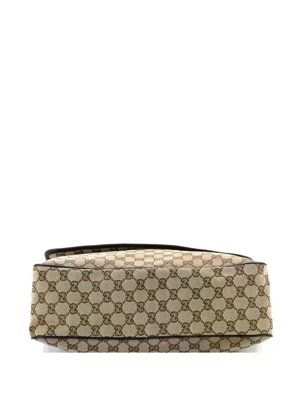 Gucci Gg Canvas Flap Messenger Bag