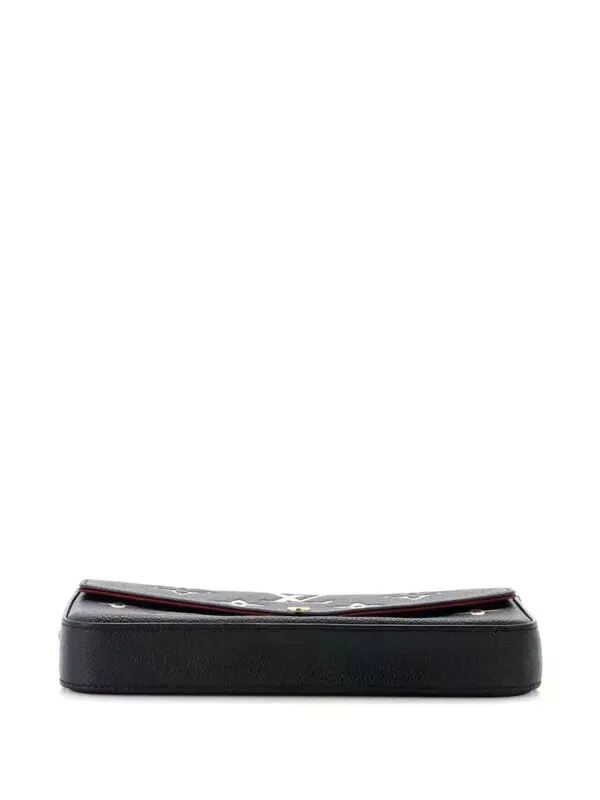 LOUIS VUITTON Felicie Pochette Bicolor Monogram Empreinte Giant - Black