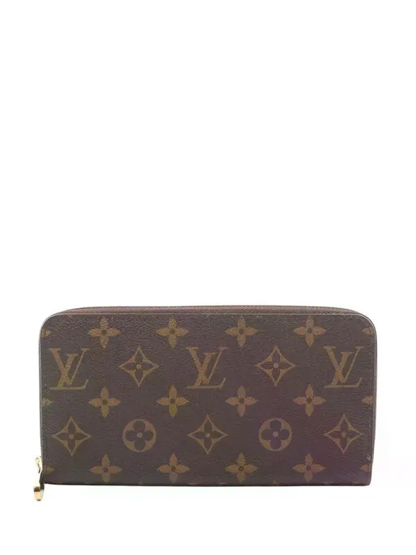 LOUIS VUITTON 2021-2026 Monogram Zippy Wallet Long Wallets - Brown