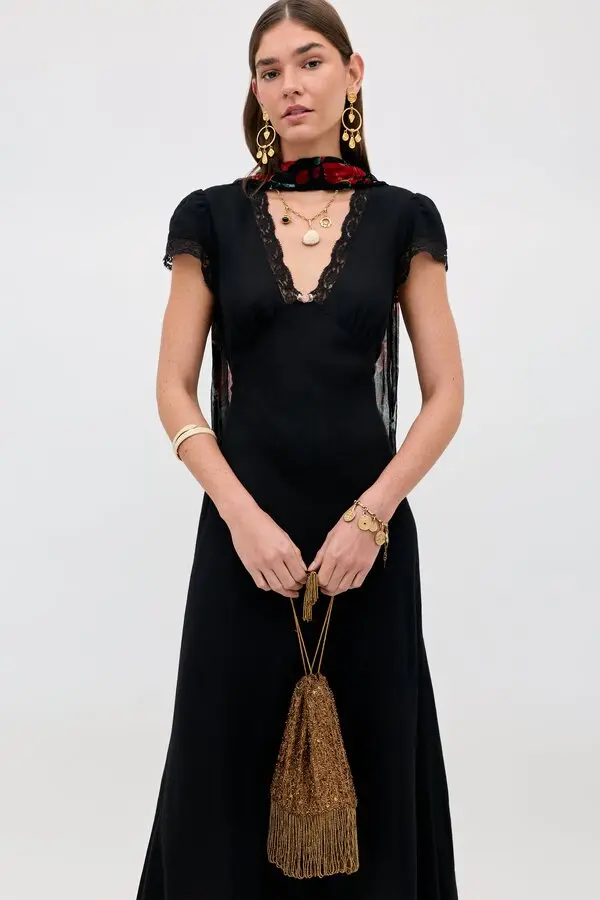 Rixo Embellished Evening Bag
