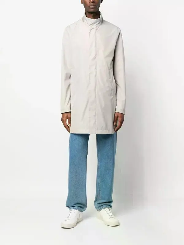 Herno Concealed-fastening Parka Coat