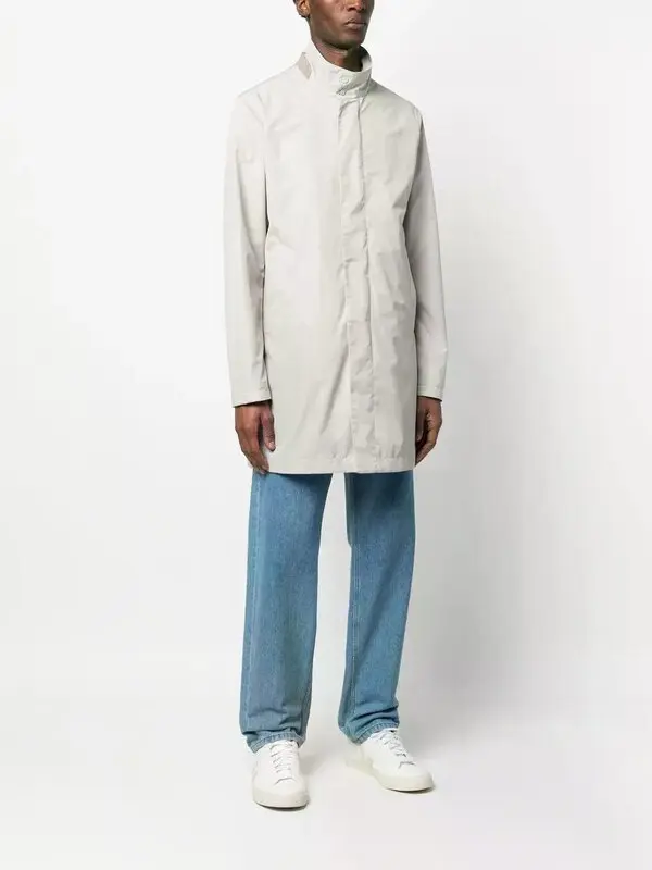 Herno Concealed-fastening Parka Coat