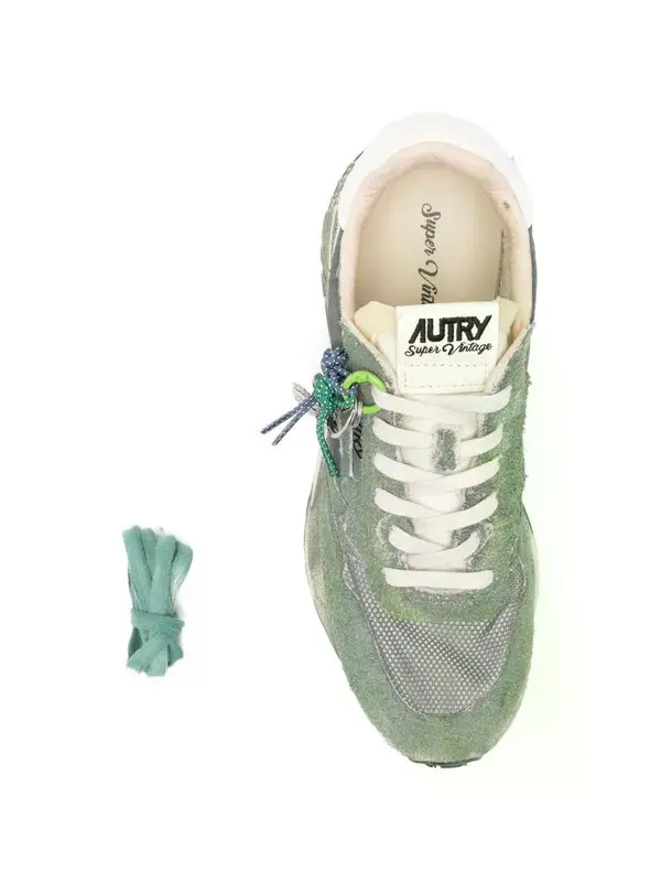 AUTRY Appliqué-detail Sneakers - Green