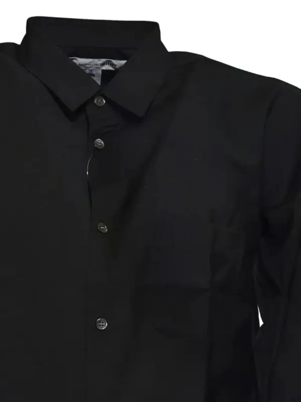 Comme Des Garçons Pocket Buttoned Shirt - Black