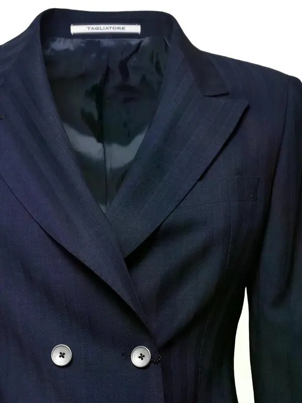 Tagliatore Double-breasted Blazer - Blue