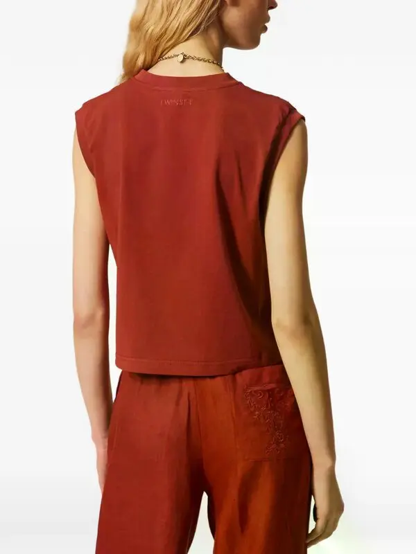TWINSET Lace Detail Top