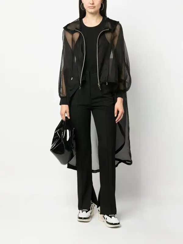 Herno Chiffon Hooded Cape