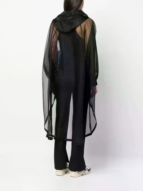 Herno Chiffon Hooded Cape
