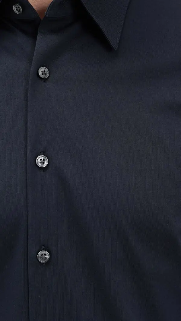Theory Structure Knit Irving Short Sleeve Shirt