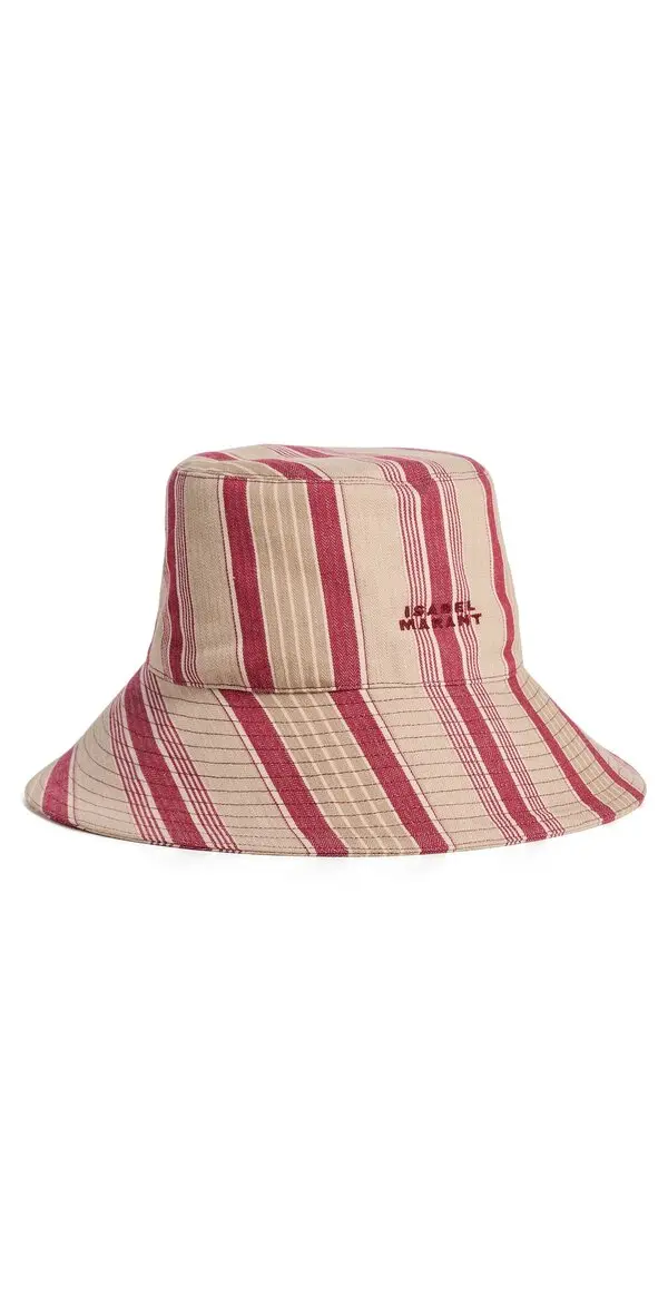 Isabel Marant Shaelyn Bucket Hat - Red