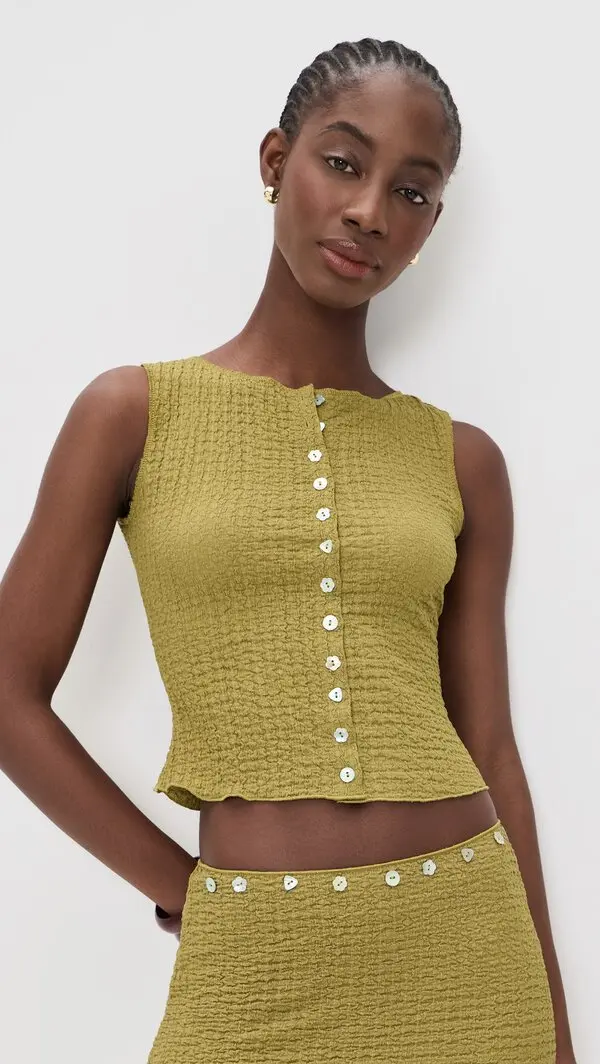 LISA SAYS GAH Sleeveless Knit Top