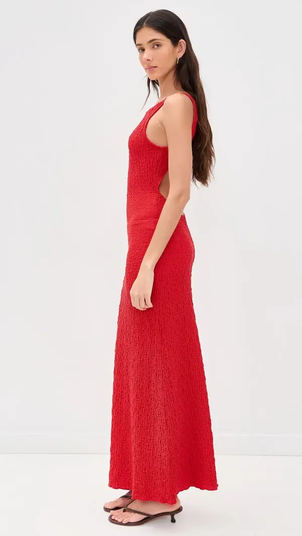 LISA SAYS GAH Maya Crinkle Maxi Dress