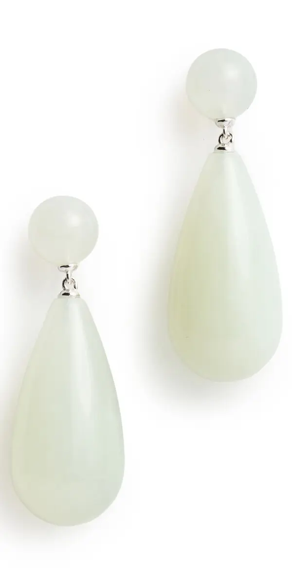 Lié Studio The Lola Earrings - Green Serpentine