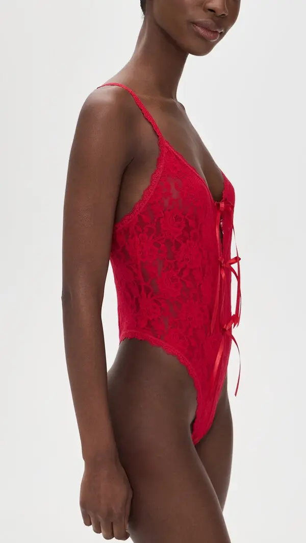 Hanky Panky After Midnight Open Teddy Thong Bodysuit