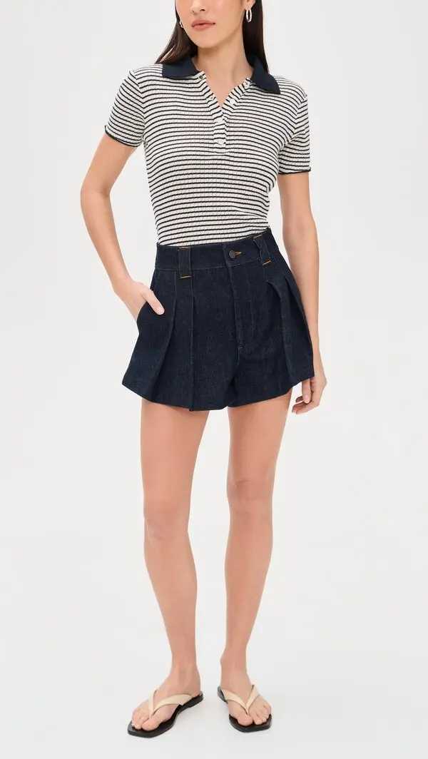 FRAME The Structural Denim Shorts