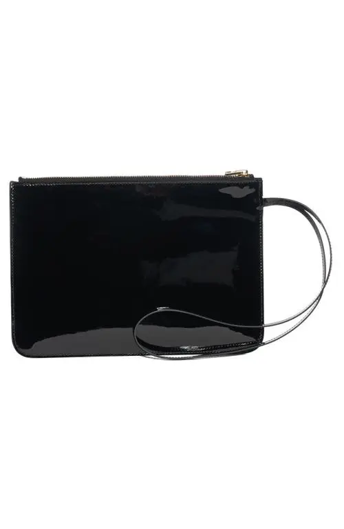 TOM FORD Patent Leather Wristlet - Black