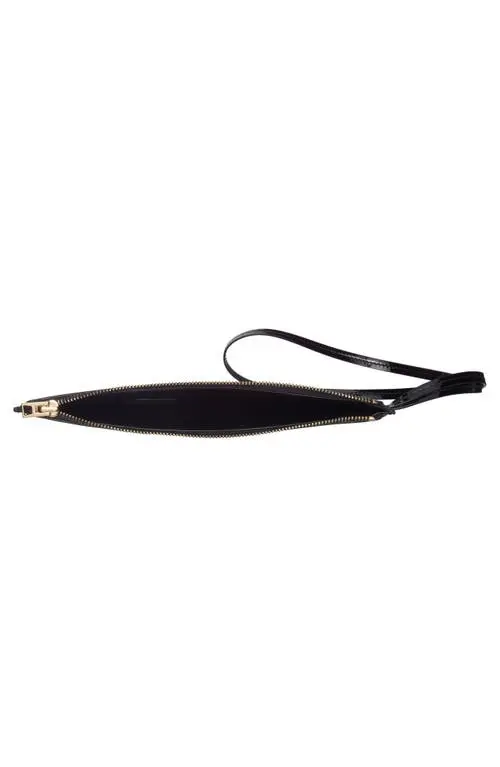 TOM FORD Patent Leather Wristlet - Black