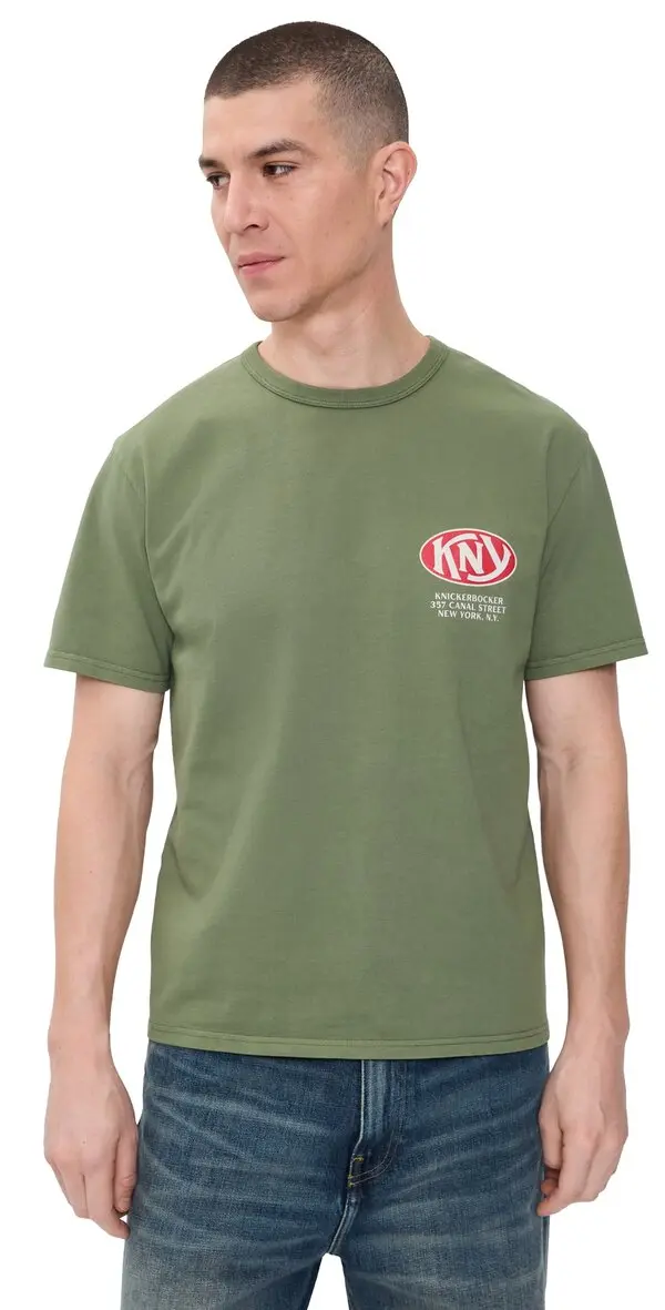 KNICKERBOCKER Kny Heavyweight T-shirt - Olive