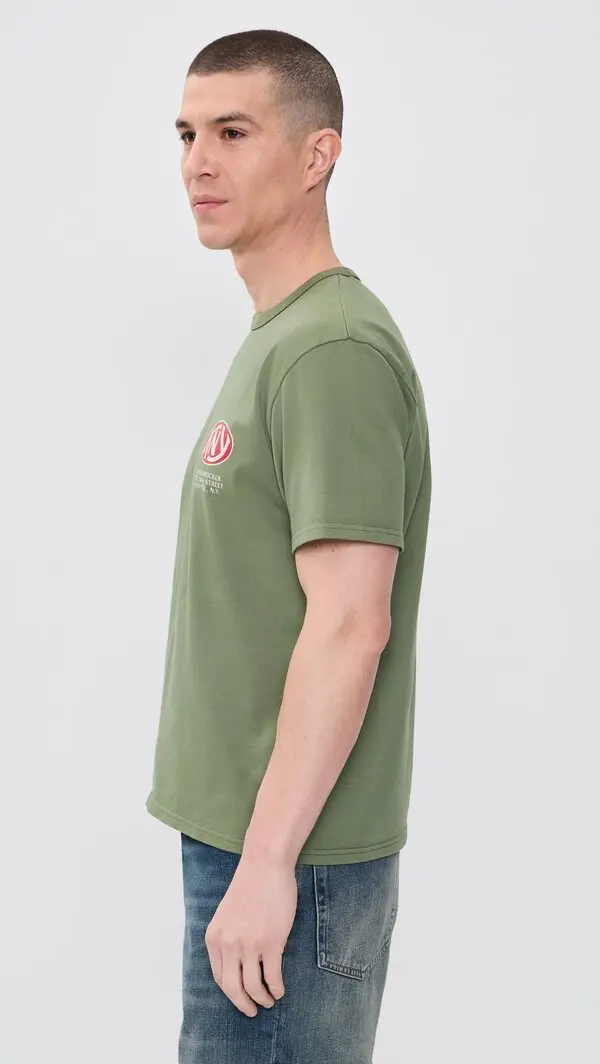 KNICKERBOCKER Kny Heavyweight T-shirt - Olive
