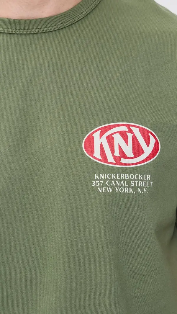 KNICKERBOCKER Kny Heavyweight T-shirt - Olive