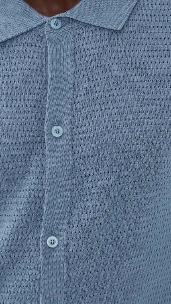 Onia Drop Needle Button Up Shirt