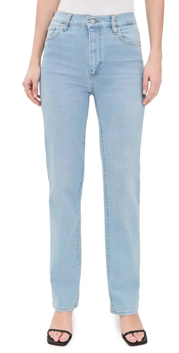 FRAME Le Sleek Straight Long Jeans - Hush